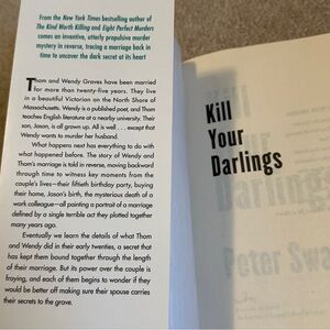 Indigo | Other | 35 225 Kill Your Darlings By Peter Swanson Softcover ...